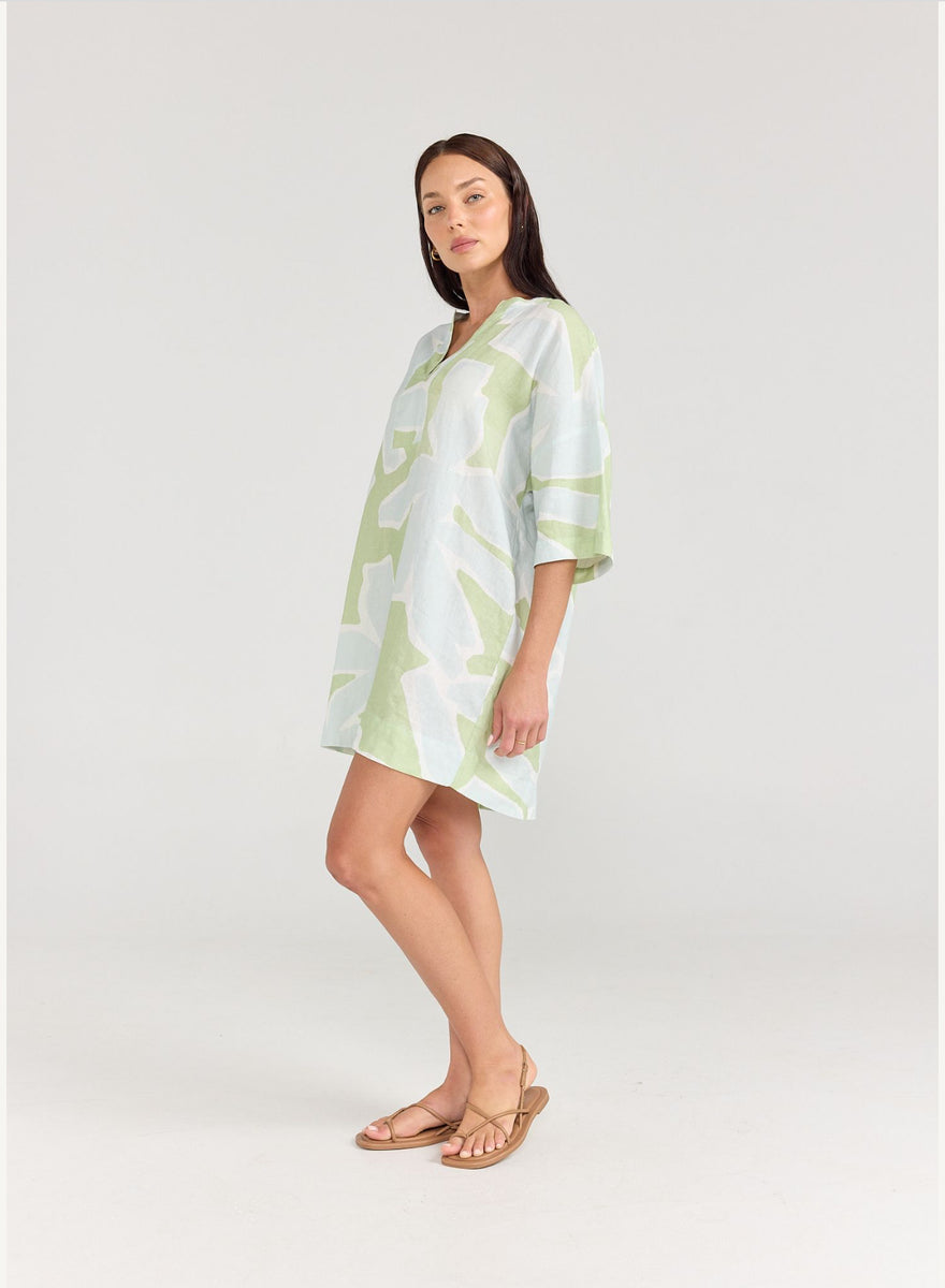 Summer Tunic Aloe Pippa Ridley – Dune Design and Homewares